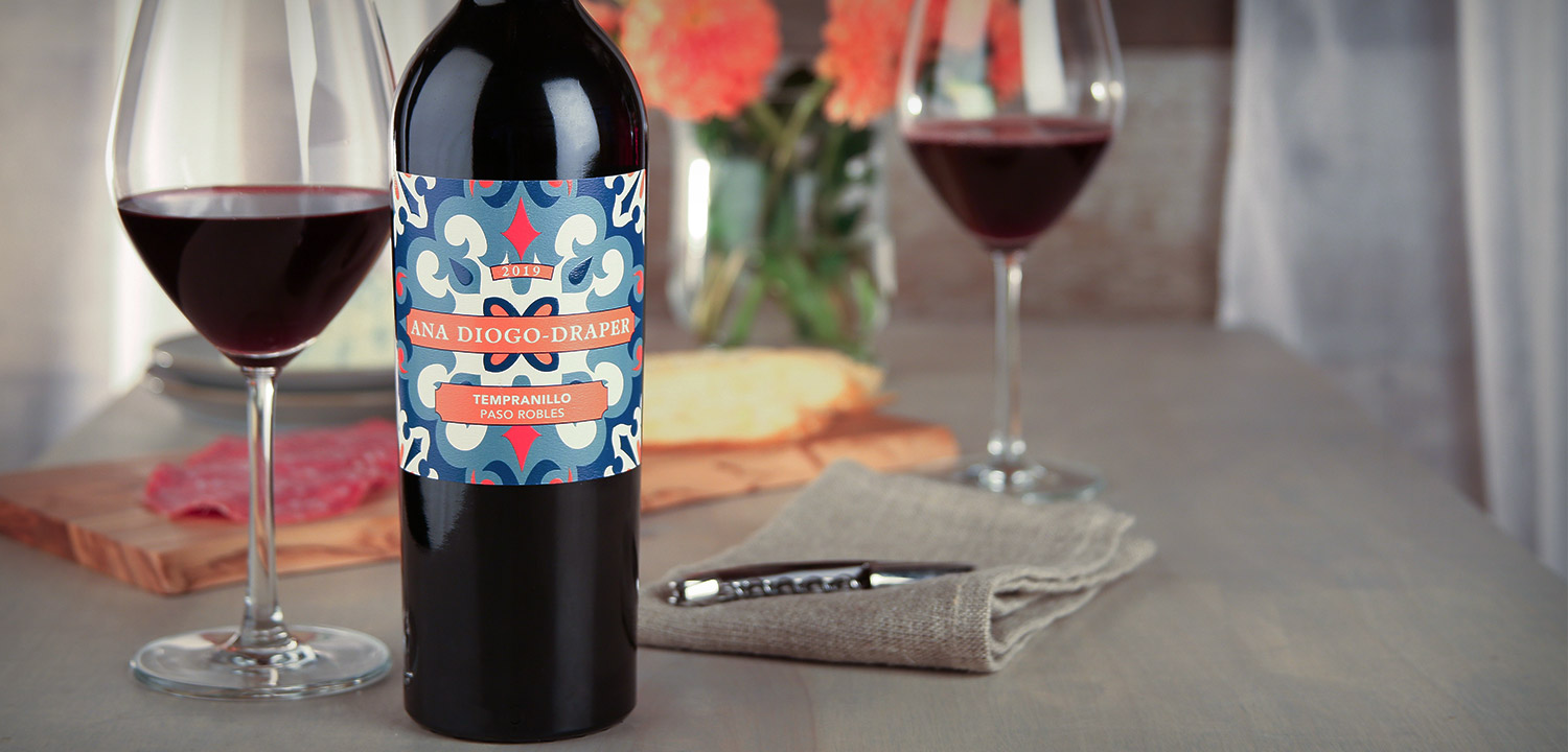 Ana Diogo-Draper Paso Robles Tempranillo 2019 | NakedWines.com