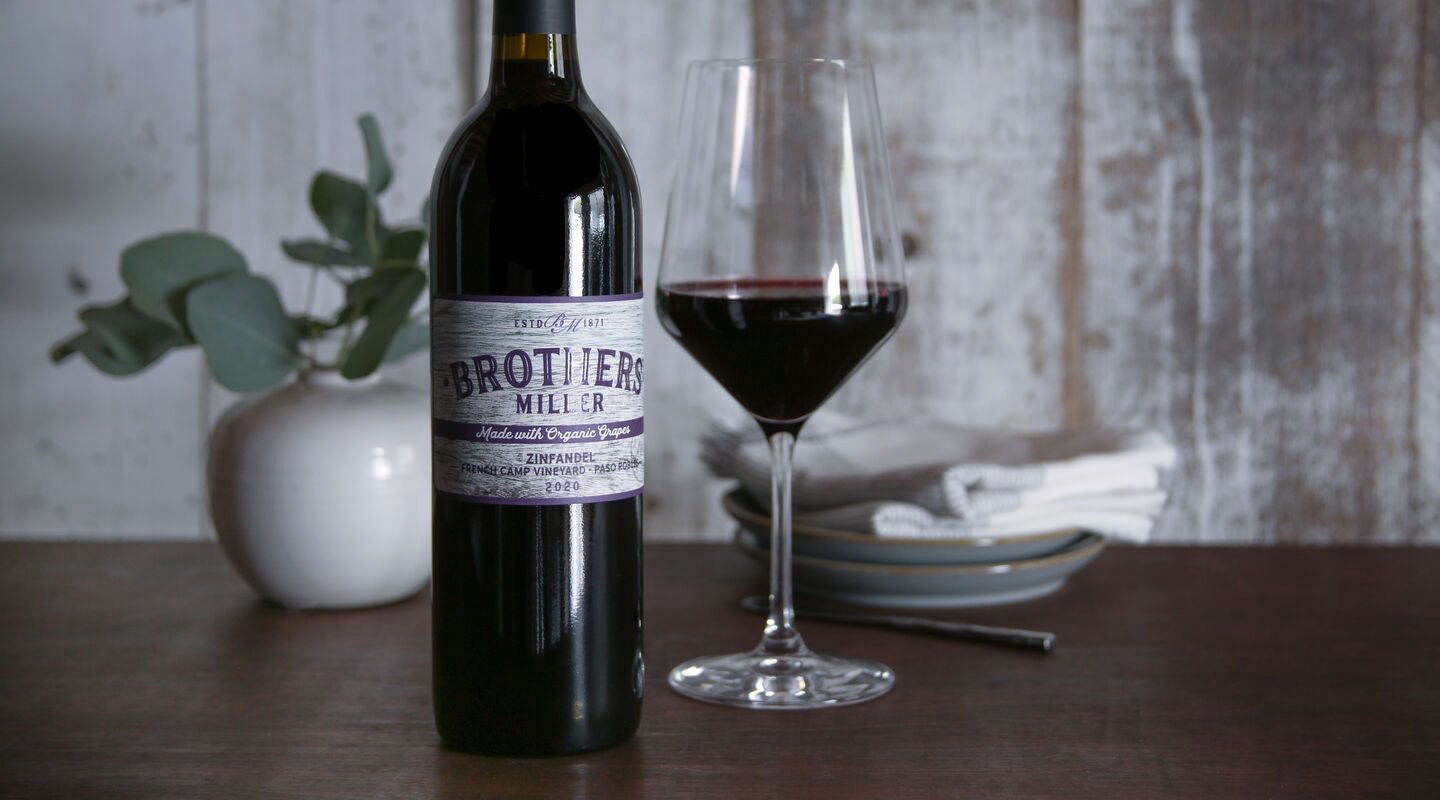 Brothers Miller French Camp Vineyards Organic Zinfandel 2020 ...