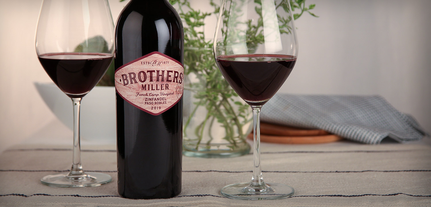 Brothers Miller French Camp Vineyards Paso Robles Zinfandel 2019 ...